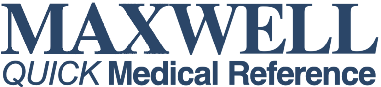 Maxwell Quick Medical Reference Book